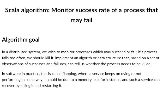 Monitor success rate of a process that may fail in Scala